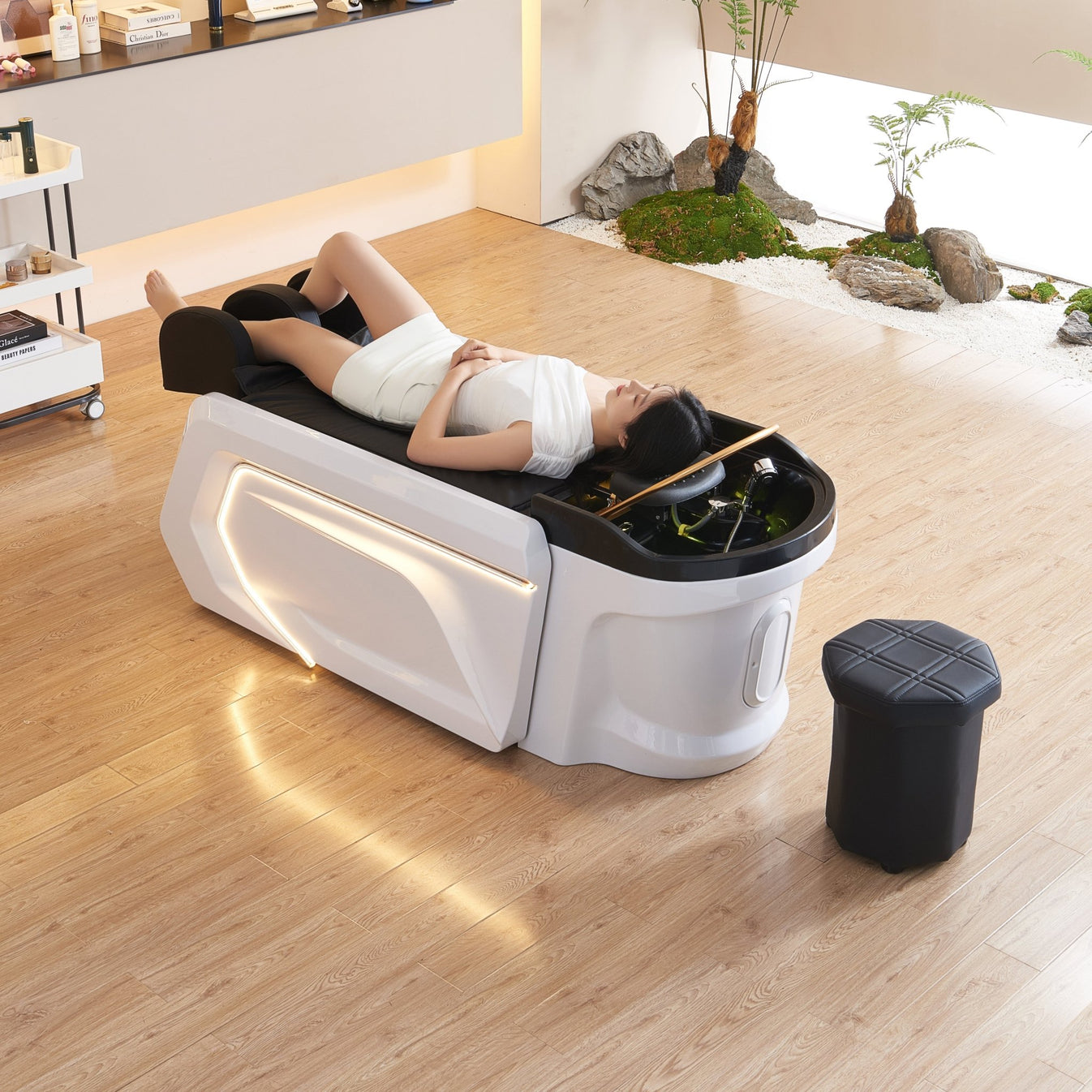 A029 (Plumbed) Electric Massage Shampoo Bed — Airbag Massage ...