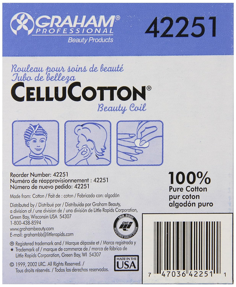CelluCotton Beauty Coil | 100% Pure Cotton | 40 Feet | GRAHAM BEAUTY