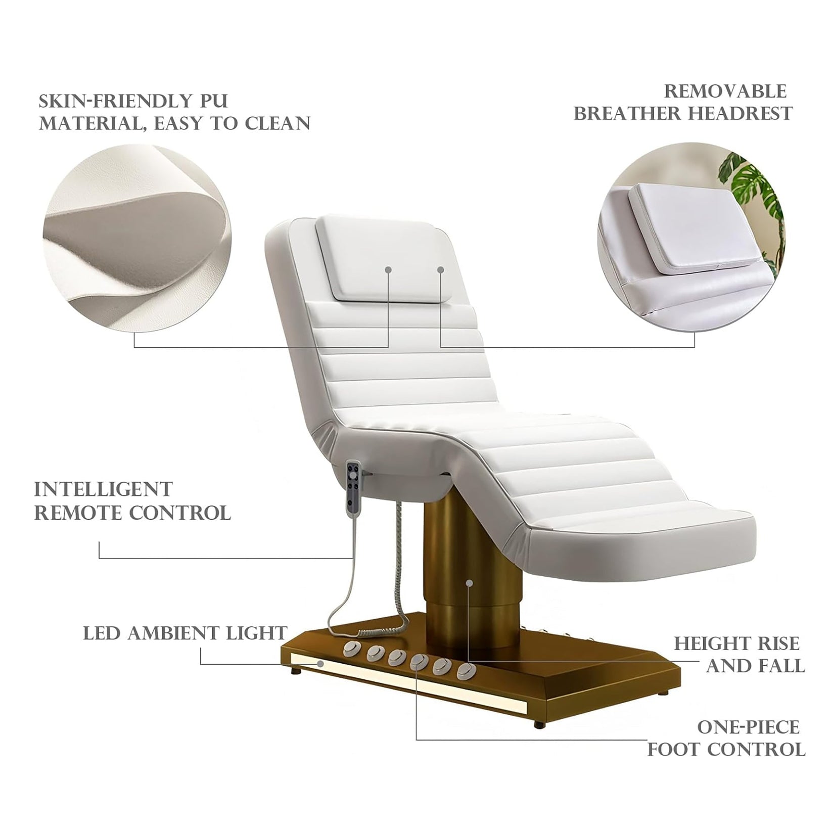 LT1837 | Professional Fully Electric Spa Chair | SSW – MASSAGE BED | SH ...