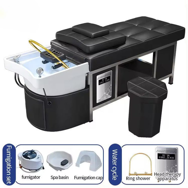 611-1NM | Plumbed | Korean Head Spa Bed with Water Circulation ...