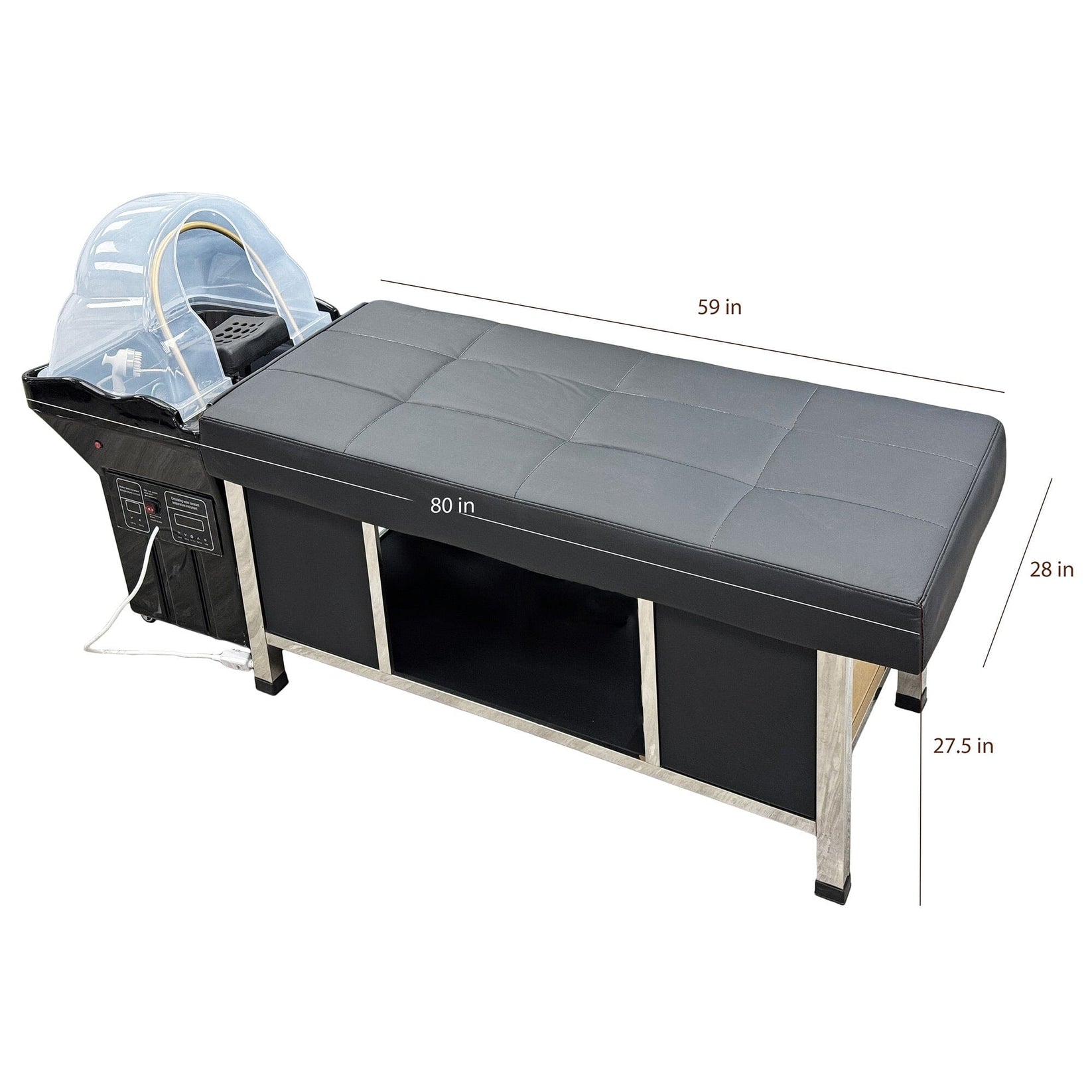 SSW8750P | Non-Plumbed | Japanese/Korean Portable Head Spa Bed — Water ...