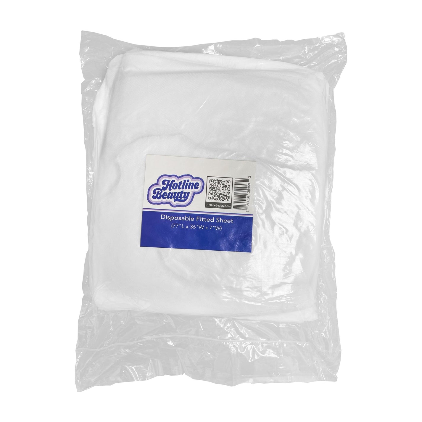 Disposable Fitted Sheet | 10 count | 77"L x 36"W x 7"D | White | Sheets ...